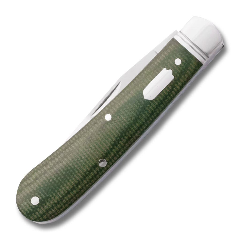 RoseCraft Buffalo River Jack Green Micarta RCT030-DGM - RoseCraft Blades