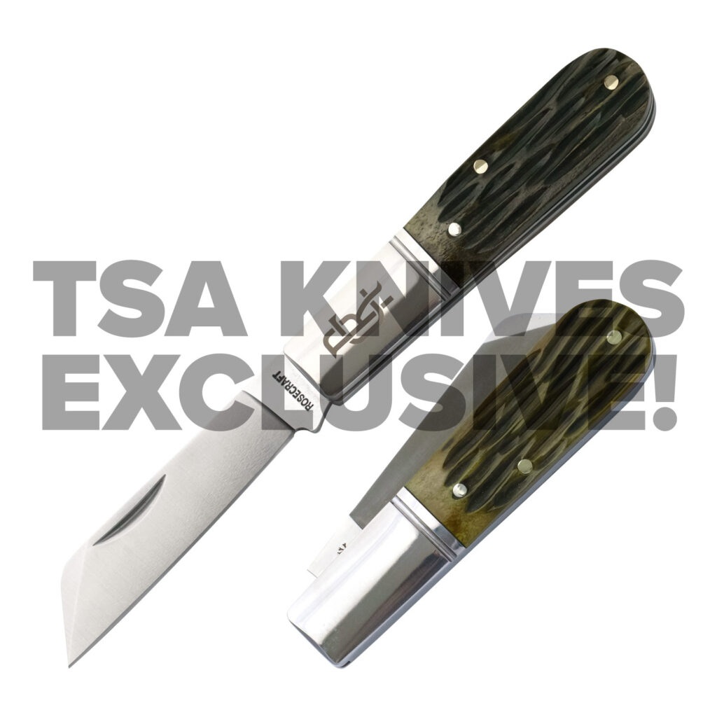 RoseCraft Blades EXCLUSIVE Beaver Creek Barlow Vintage Jigged Bone ...